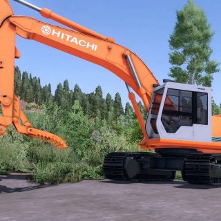 OldGen Deere/Hitachi Excavator Pack v1.0.0.0 - FS25 / FS22 Mod
