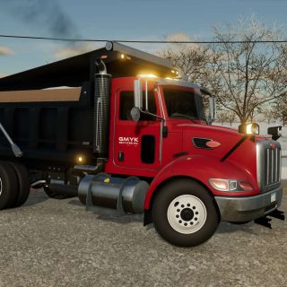 Peterbilt 340 Meyer Tailgate Salter v2.0.0.0 - FS22 Mod