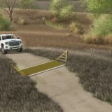 Placeable Cattle Guard v1.0.0.0 - FS25 / FS22 Mod