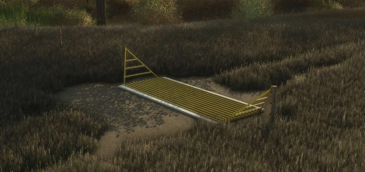 Placeable Cattle Guard Mods | FS22 Mods | Farming Simulator 22 Mods