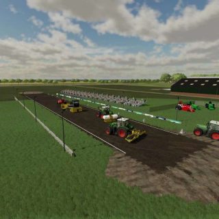 Placeable Pulling Track v1.0.0.0 - FS25 / FS22 Mod