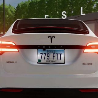 Tesla Model X 2017 Edited v2.0.0.0 - FS25 / FS22 Mod