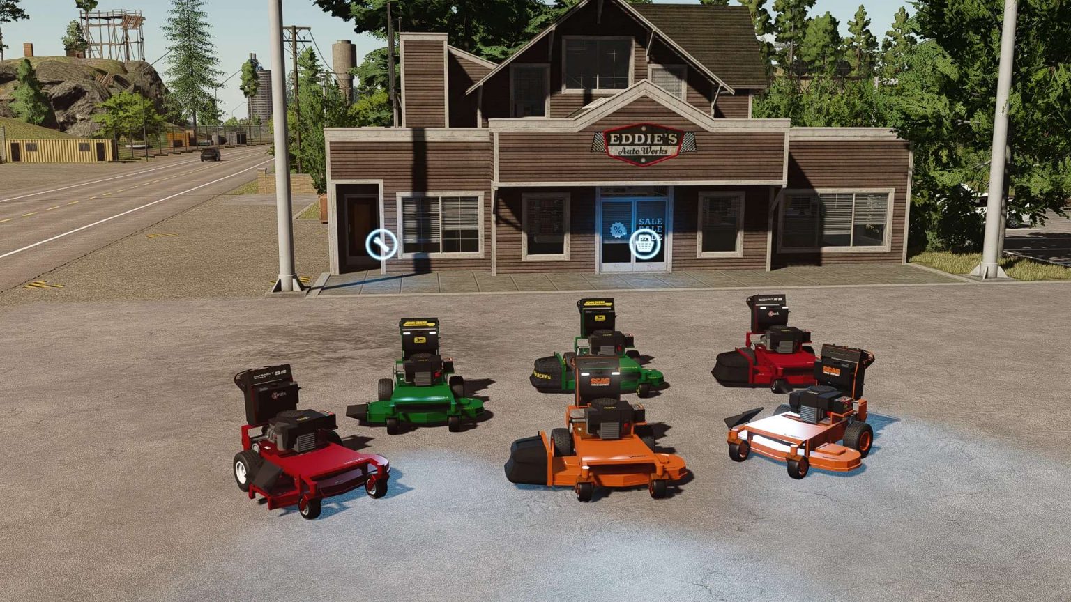 Walk Behind Mower Pack CHS v1.0.0.0 - FS25 / FS22 Mod