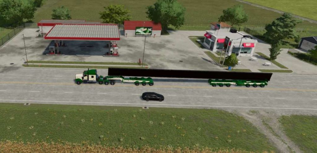 Bridge Girder Heavy Haul Loads v1.0.0.2 - FS25 / FS22 Mod