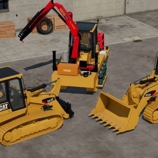 CAT Track Loaders Pack v1.0.0.0 - FS25 / FS22 Mod