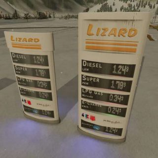 Digital Gasstation Displays Lizard v1.0.0.0 - FS25 / FS22 Mod
