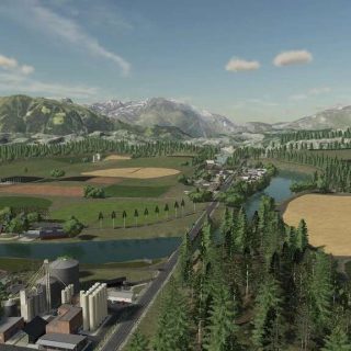 Evergreen Valley Map v1.0.0.0 - FS25 / FS22 Mod