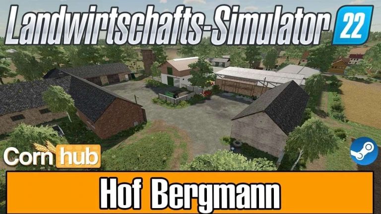 Hof Bergmann Map v1.4.0.0 - FS25 / FS22 Mod