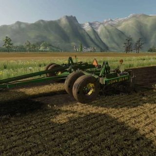 John Deere 2100 In-line 7 shank ripper v1.0.0.4 - FS25 / FS22 Mod