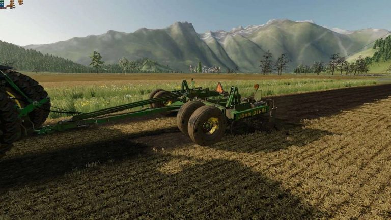 John Deere 2100 In-line 7 shank ripper v1.0.0.4 - FS25 / FS22 Mod