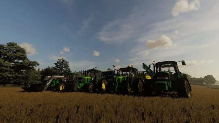 John Deere 4cyl Sound Pack v1.0.0.0 - FS25 / FS22 Mod