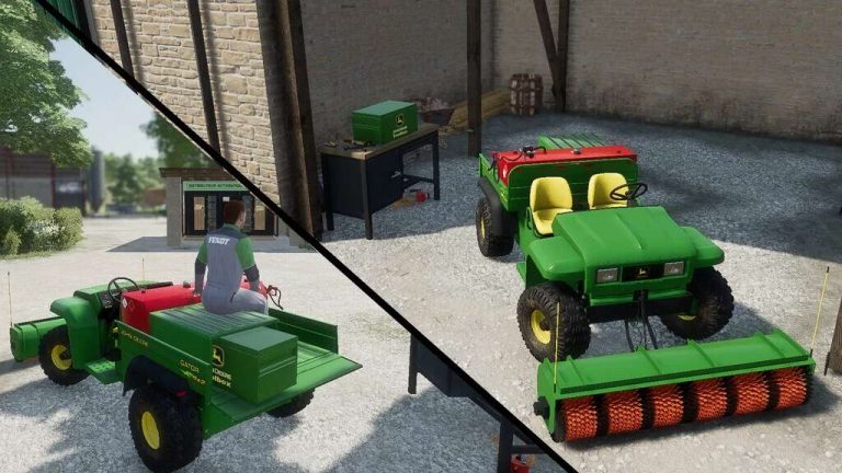 John Deere Gator Pack v1.1.0.0 - FS25 / FS22 Mod