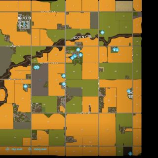 Lincoln Creek, NE Map v1.0.0.0 - FS25 / FS22 Mod