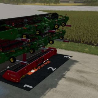 Lizard Hydra-Glide XL Header Storage System v1.0.0.1 - FS25 / FS22 Mod