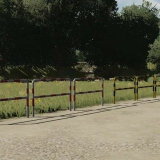Road Barrier (Prefab) v1.0.0.0 - FS25 / FS22 Mod