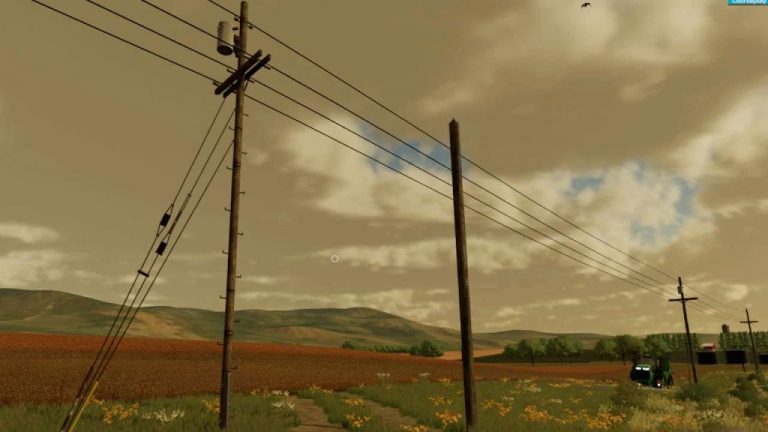 Telephone Poles without Collisions v1.0.0.0 - FS25 / FS22 Mod