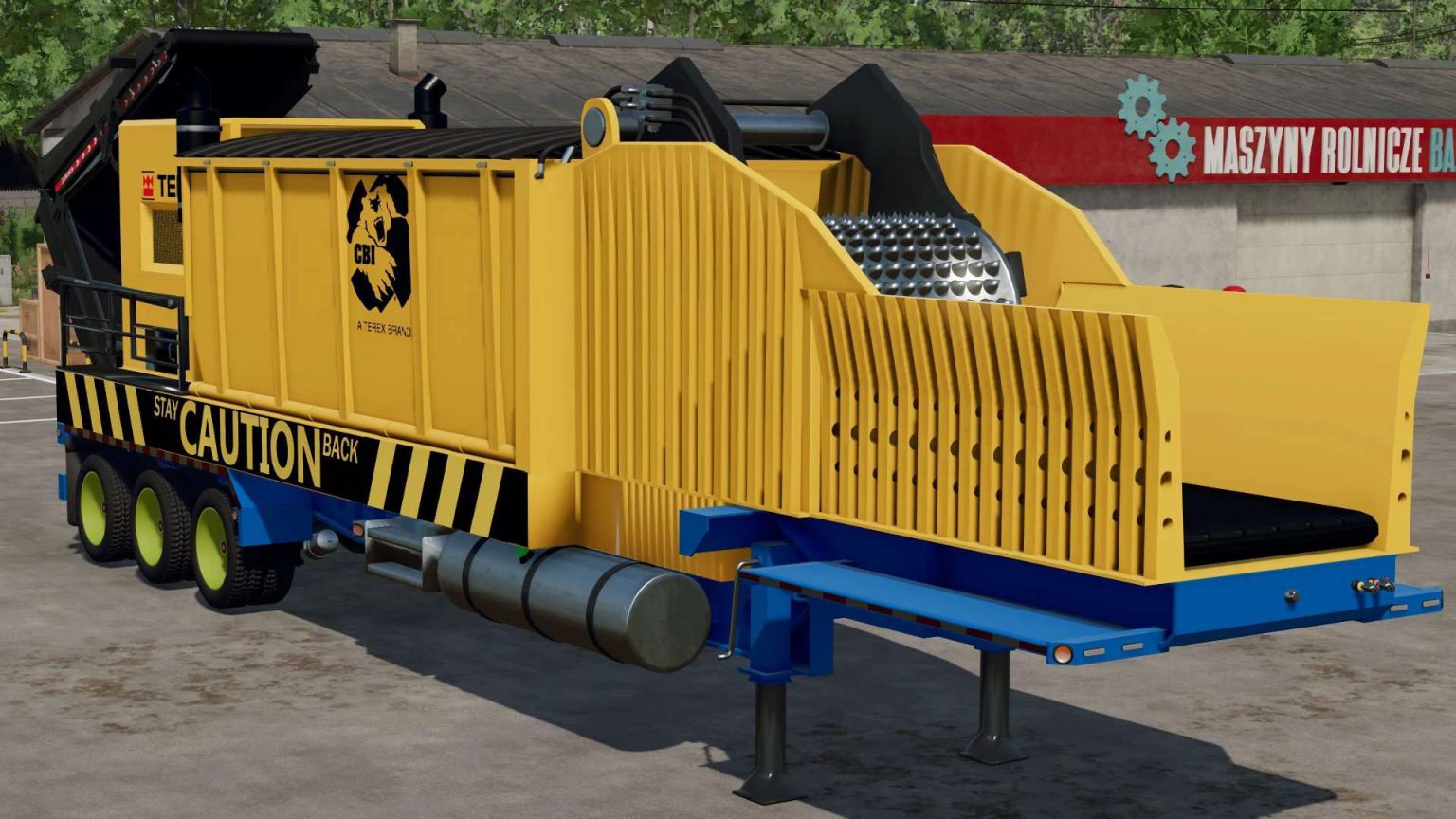 Terex CBI Magnum Force Wood Chipper v1.0.0.0 - FS25 / FS22 Mod