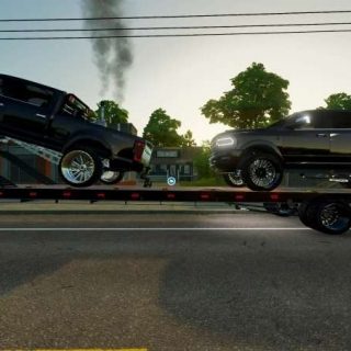 BIG TEX CUSTOM TRAILER v1.0.0.0 - FS25 / FS22 Mod