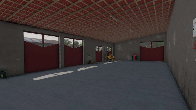 Concrete Block Garage v1.0.0.0 - FS25 / FS22 Mod