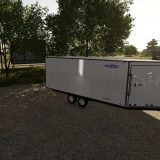 Enclosed Snowmobile Trailer CHS BETA - FS25 / FS22 Mod