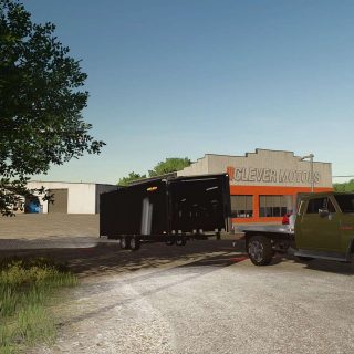 Enclosed Snowmobile Trailer CHS BETA - FS25 / FS22 Mod