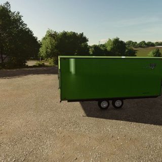 Enclosed Snowmobile Trailer CHS BETA - FS25 / FS22 Mod