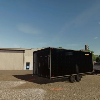 Enclosed Snowmobile Trailer CHS BETA - FS25 / FS22 Mod