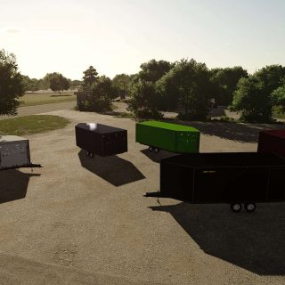 Enclosed Snowmobile Trailer CHS BETA - FS25 / FS22 Mod
