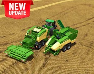Fixed and Improved Straw Harvest Pack UPDATE v1.1.0.0 - FS25 / FS22 Mod