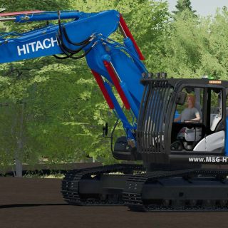 Hitachi ZX210-5 & ZX210LC-5 v1.0.0.0 - FS25 / FS22 Mod