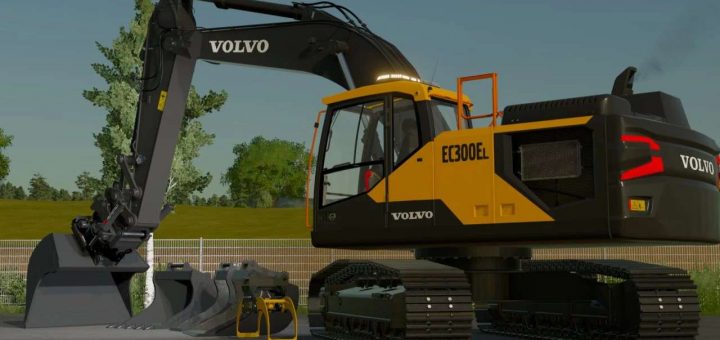 Farming Simulator 22 Forklifts, Excavators mods | FS22 Excavators