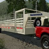 32FT Gooseneck Trailer v2.1.0.0 - FS25 / FS22 Mod