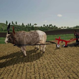 Draft Horse and Ox Pack v1.0.0.1 - FS25 / FS22 Mod
