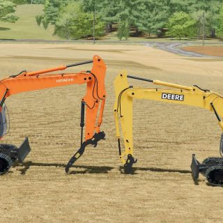 Hitachi ZX 135 US/John Deere 135C v1.0.0.0 - FS25 / FS22 Mod