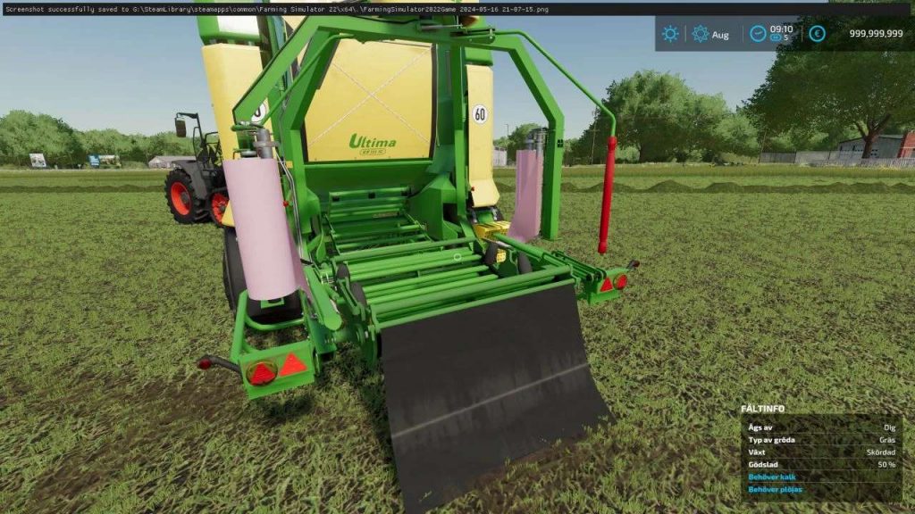 Krone Ultima CF 155 XC v1.4.0.0 - FS25 / FS22 Mod