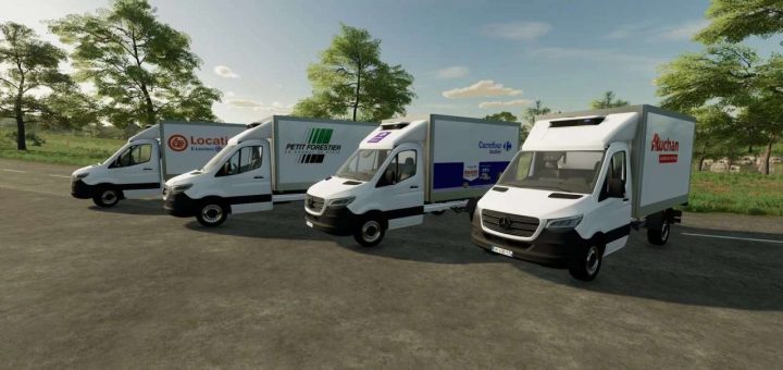 Mercedes Sprinter Mods | FS22 Mods | Farming Simulator 22 Mods