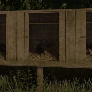 Polish Rabbit Cages v1.0.0.0 - FS25 / FS22 Mod