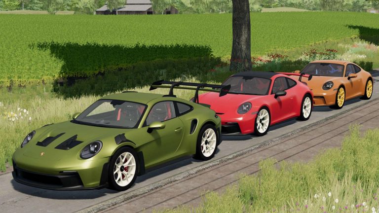 Porsche 911 GT3 Cars Pack v1.0.0.0 - FS25 / FS22 Mod