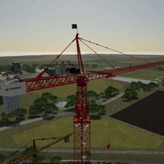 Terex Tower Crane v1.0.0.0 - FS25 / FS22 Mod