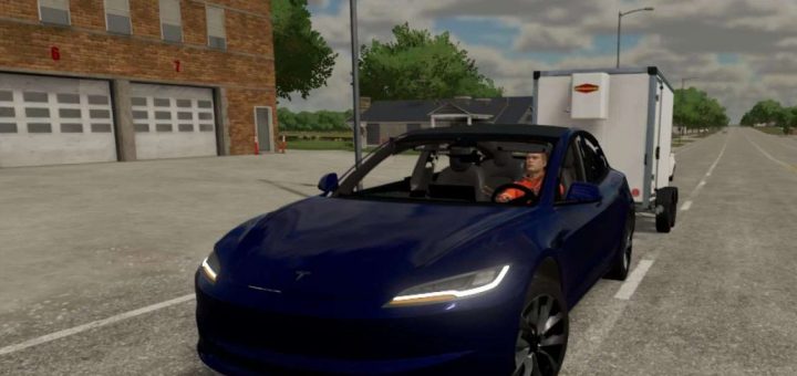 Tesla Model Mods | FS22 Mods | Farming Simulator 22 Mods