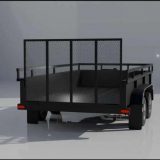 16ft bumperpull trailer Landscape v1.0.0.0 - FS25 / FS22 Mod