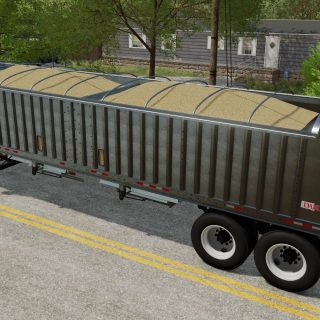 38FT Dakota Aluminum Hopper Bottom Trailer v1.1.0.0 - FS25 / FS22 Mod