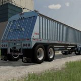 38FT Dakota Aluminum Hopper Bottom Trailer v1.1.0.0 - FS25 / FS22 Mod