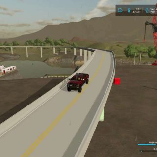 Buildable Concrete Box Girder Bridge v1.0.0.0 - FS25 / FS22 Mod