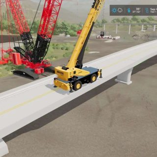 Buildable Concrete Box Girder Bridge v1.0.0.0 - FS25 / FS22 Mod