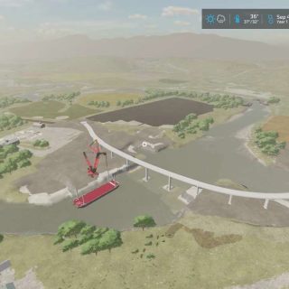 Buildable Concrete Box Girder Bridge v1.0.0.0 - FS25 / FS22 Mod