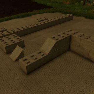 Concrete Blocks v1.0.0.0 - FS25 / FS22 Mod