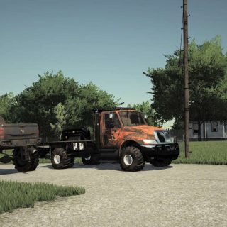 DuraStar Flatbed Truck V1.0.0.0 - FS25 / FS22 Mod