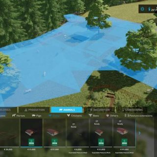Expandable Pastures v1.0.2.0 - FS25 / FS22 Mod