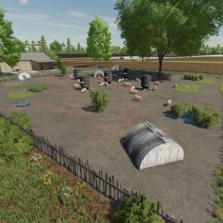 Modular Pig Pen Expandable v1.0.0.0 - FS25 / FS22 Mod